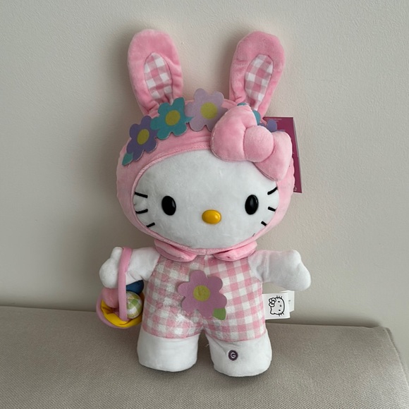 Hello Kitty | Toys | Hello Kitty Easter Dancing Side Stepper Pink Bunny ...